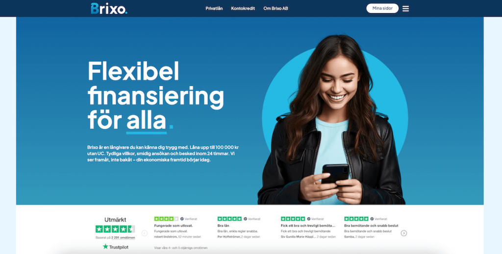 Brixo - Lån upp till 50 000 kr utan UC - Omdöme